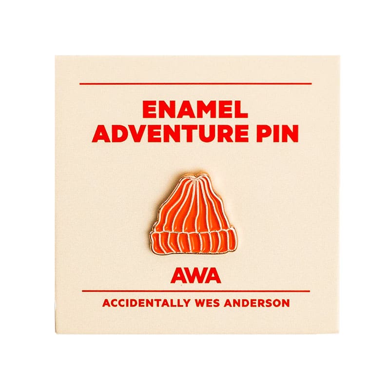 Accidentally Wes Anderson adventure hat pin badge - i heart badges