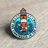 Lighthouse in the storm - lighthouse pin - i heart badges