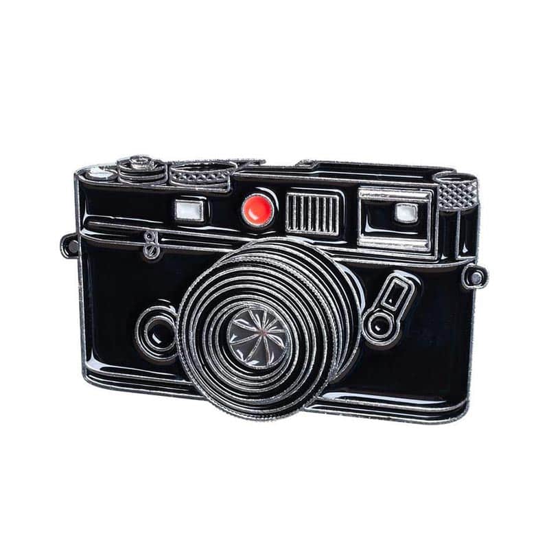 Leica M6 - rangefinder camera pin badge - i heart badges