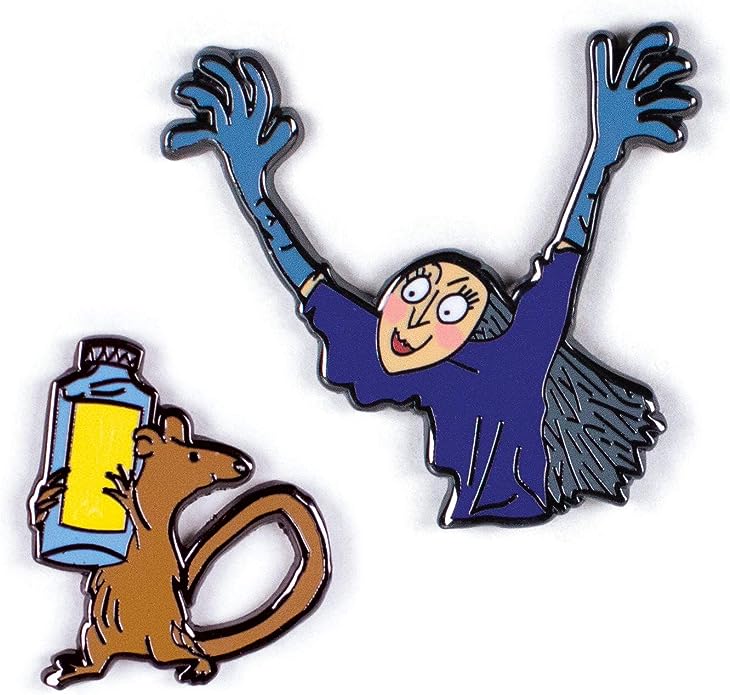 Roald Dahl Witches pin badge - i heart badges