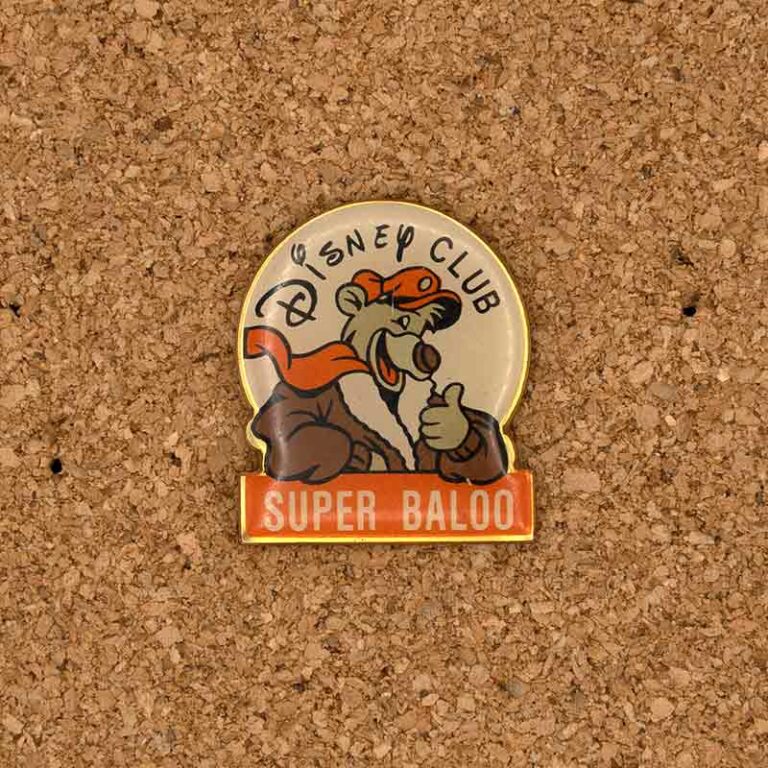 Disney Club Super Baloo - vintage pin badge - i heart badges