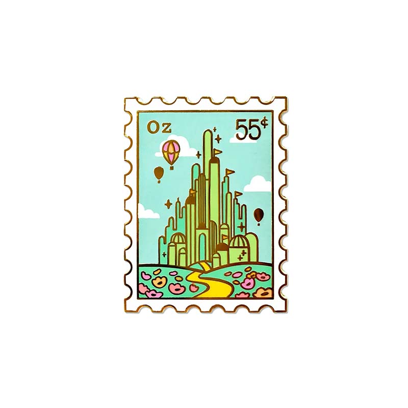 Oz, Wizard of Oz - stamp pin badge - i heart badges
